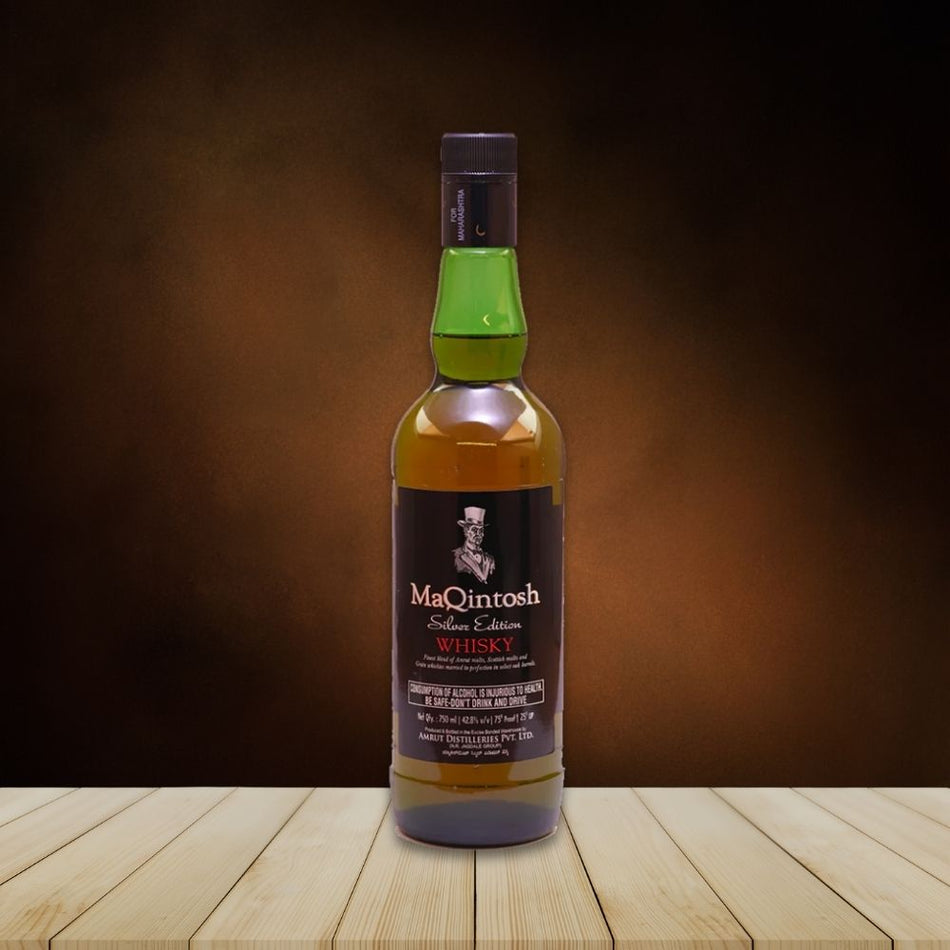 Maqintosh Silver Edition Whiskey | Buy Indian Whiskey | Mansionz